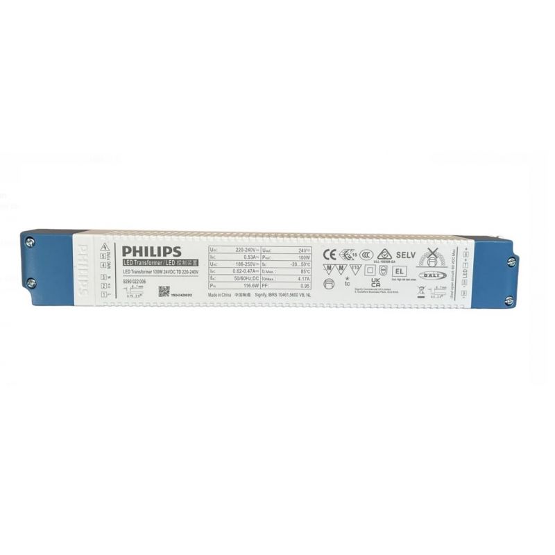 Philips LED Transformer 100W 24VDC TD 220-240V - uvc-disinfection-lamps.com